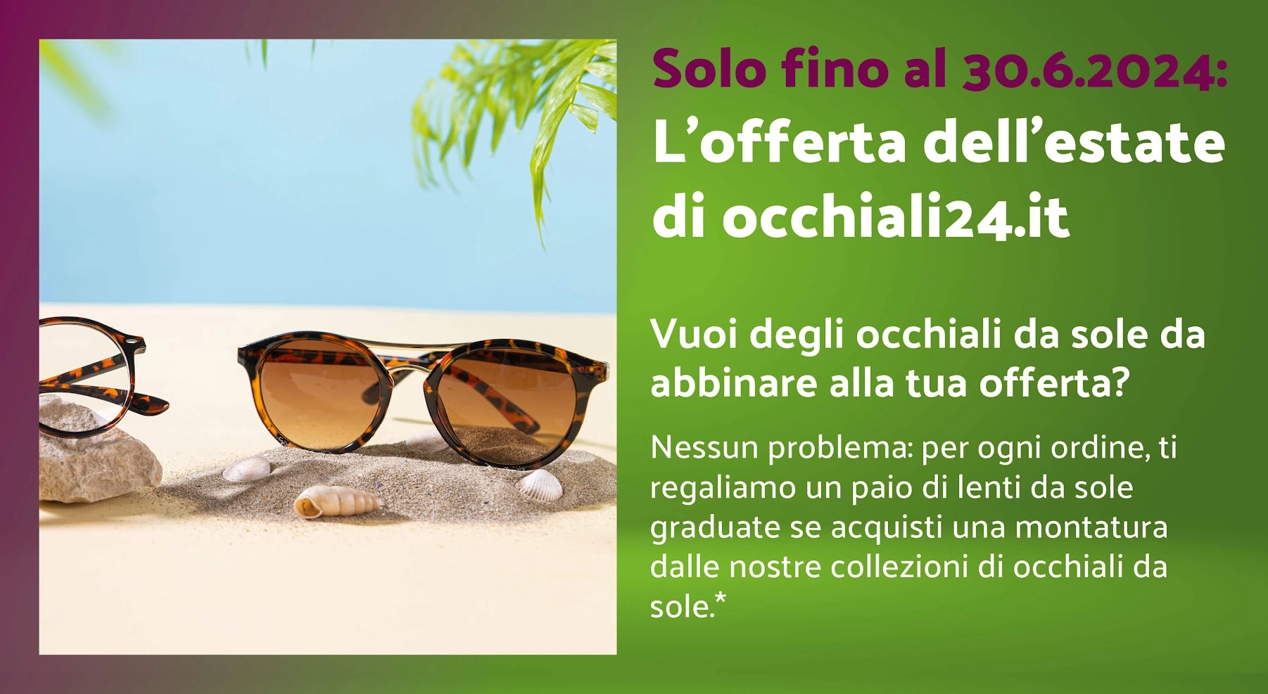 occhiali24.it - Progressivi a 59€ oppure Monofocali 9€