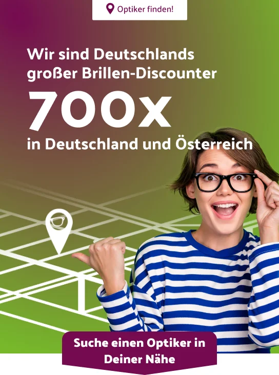 Optiker in der Nähe finden | günstige Brillen